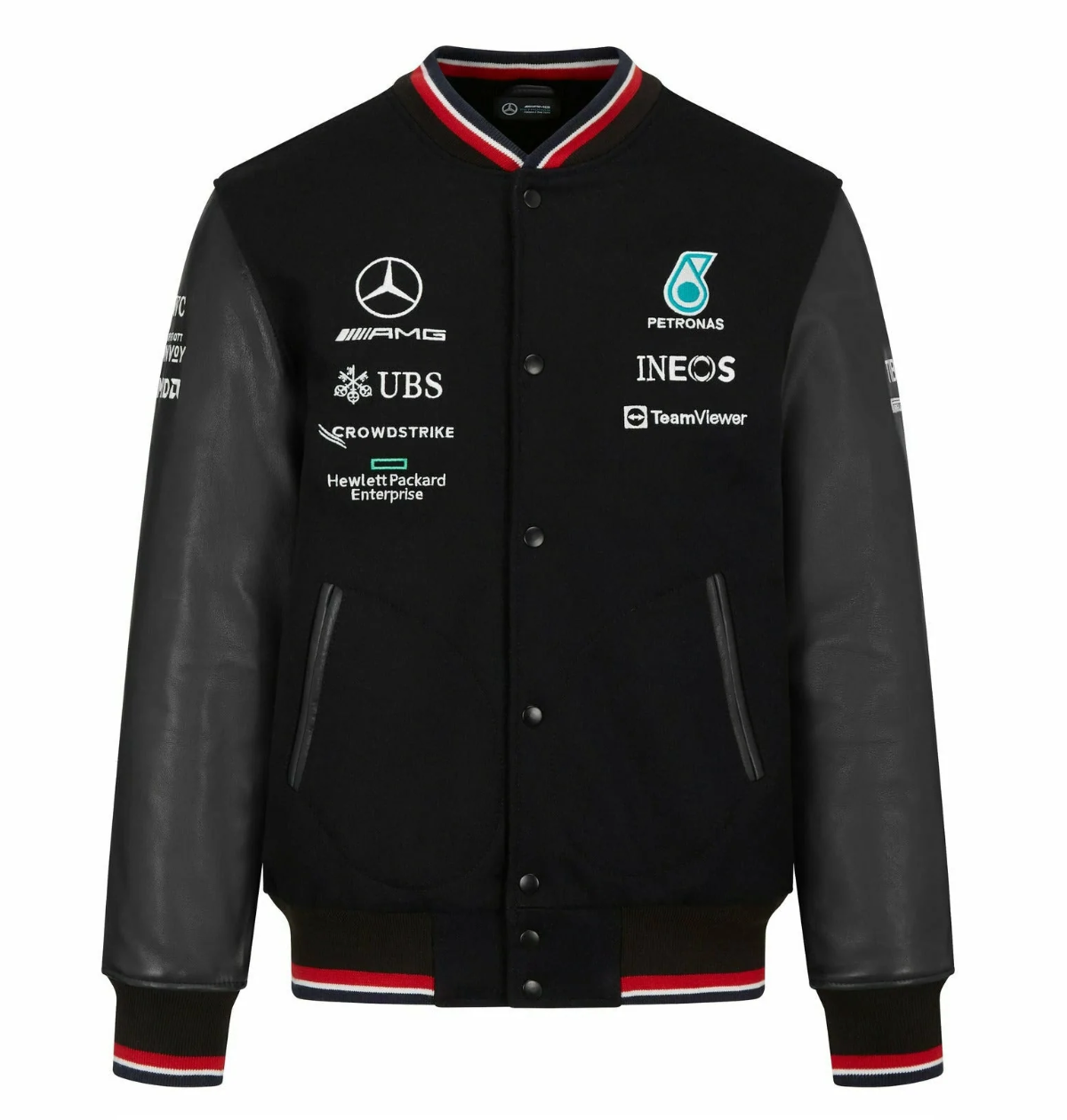Mercedes AMG Team Varsity Jacket – RBN Racing